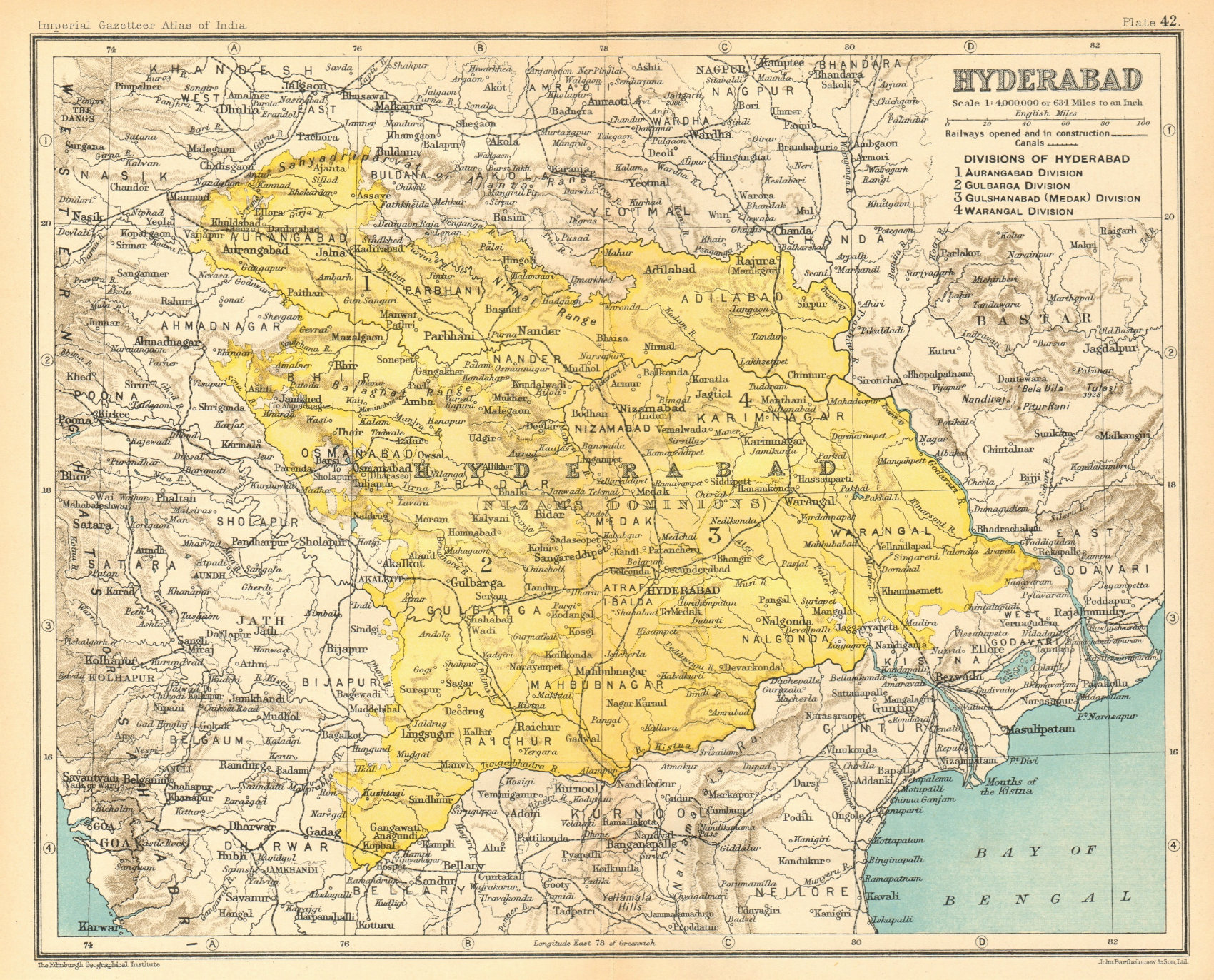Hyderabad British India Province Telangana Maharashtra Karnataka Hyderabad British India Province Telangana Maharashtra Karnataka