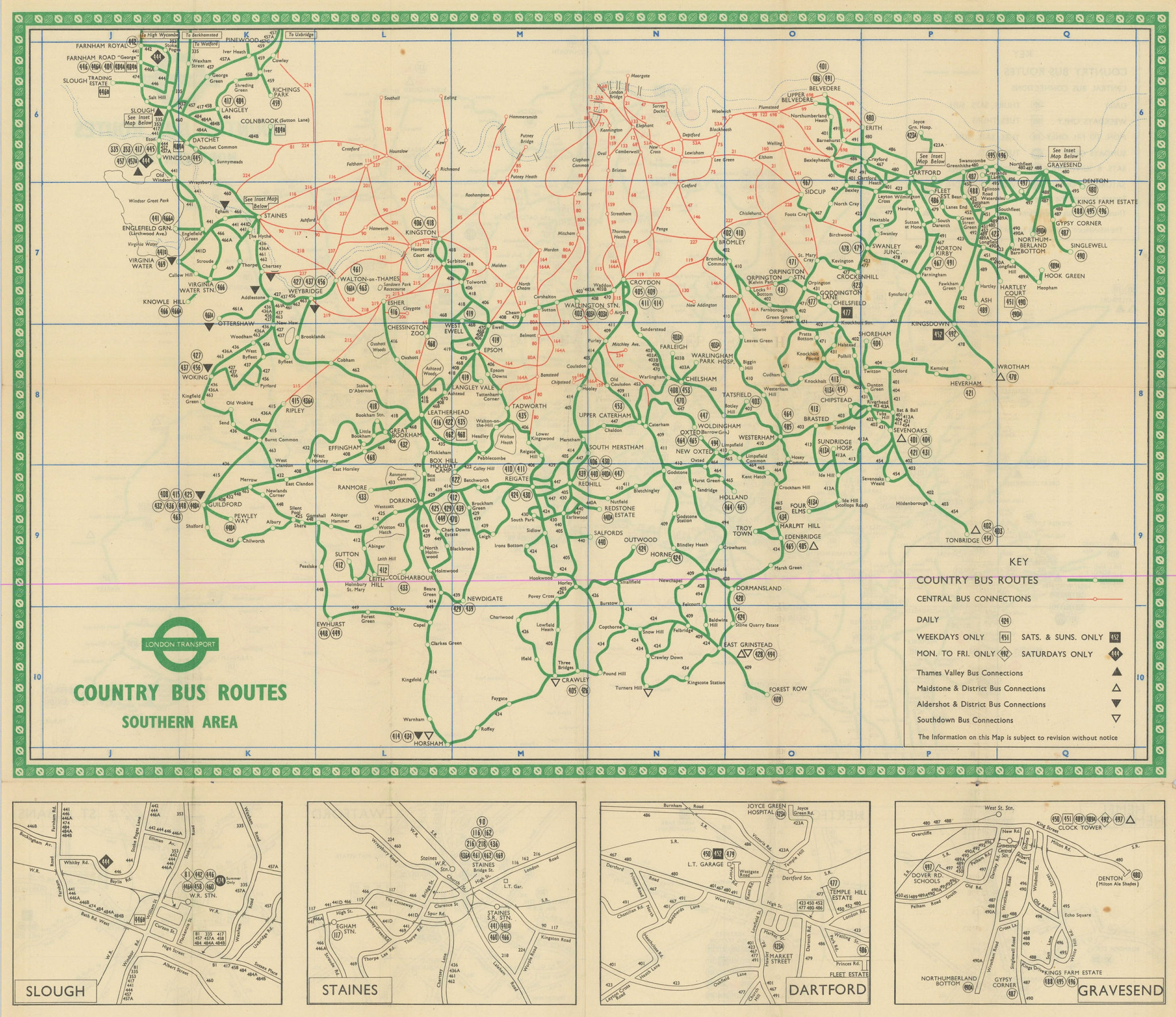 London Transport Bus Map Country Area March 1951 Old Vintage Plan Chart London Transport Bus Map Country Area March 1951 Old Vintage Plan Chart
