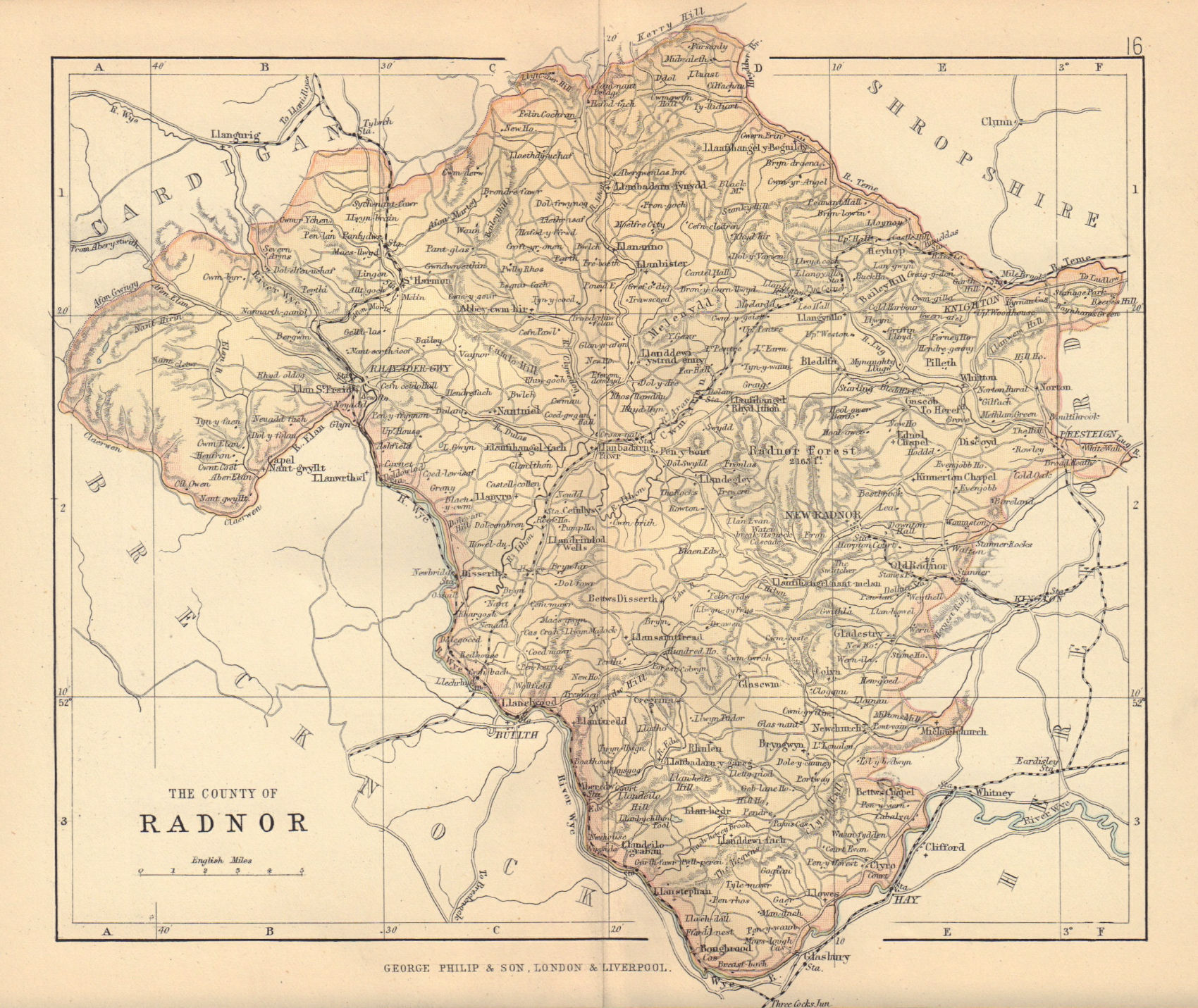 FLINTSHIRE "County of Flint" Rhyl Prestatyn Hawarden Wales BARTHOLOMEW ...