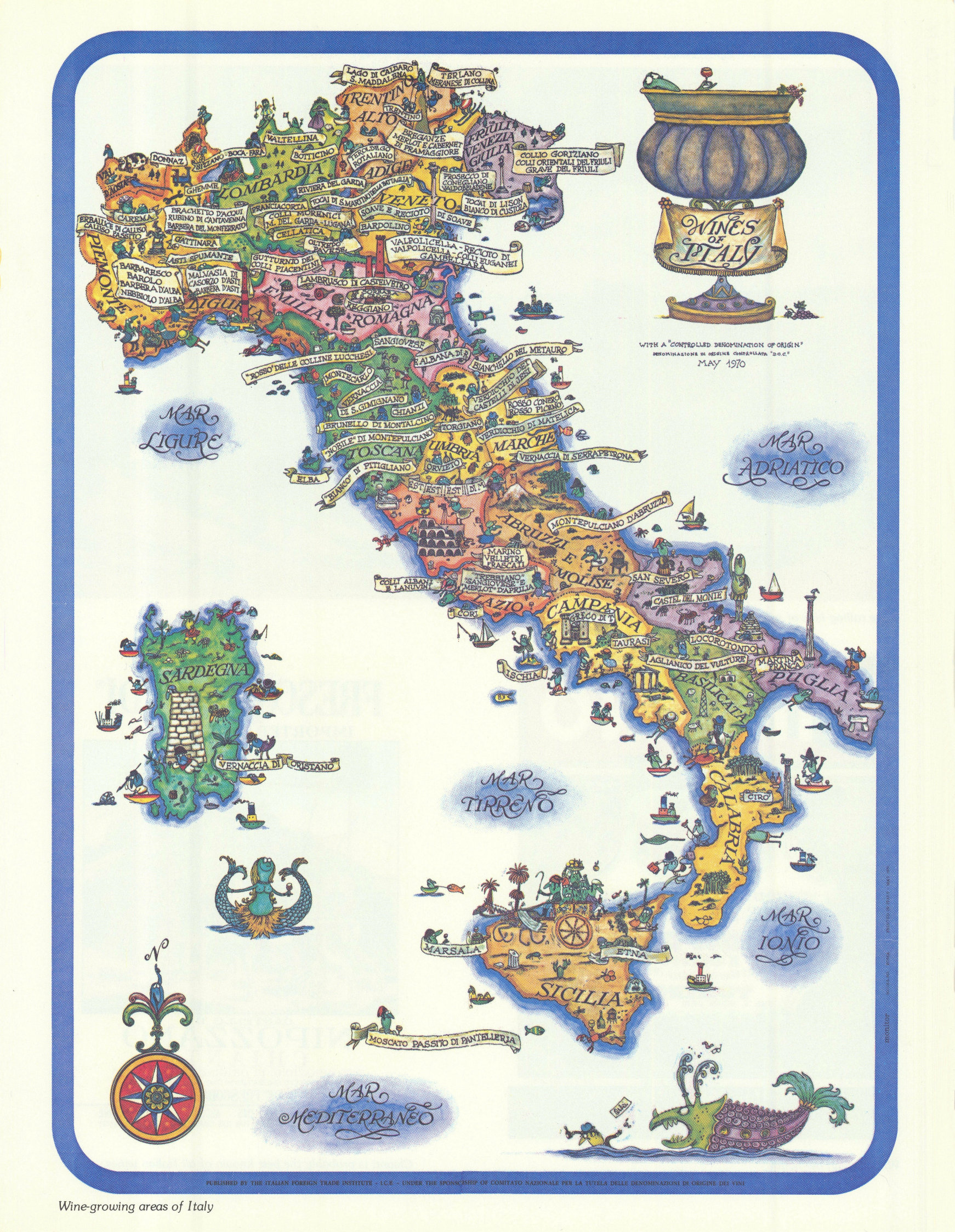 Italy | old & antique maps of Italy. Vintage art prints of Italy