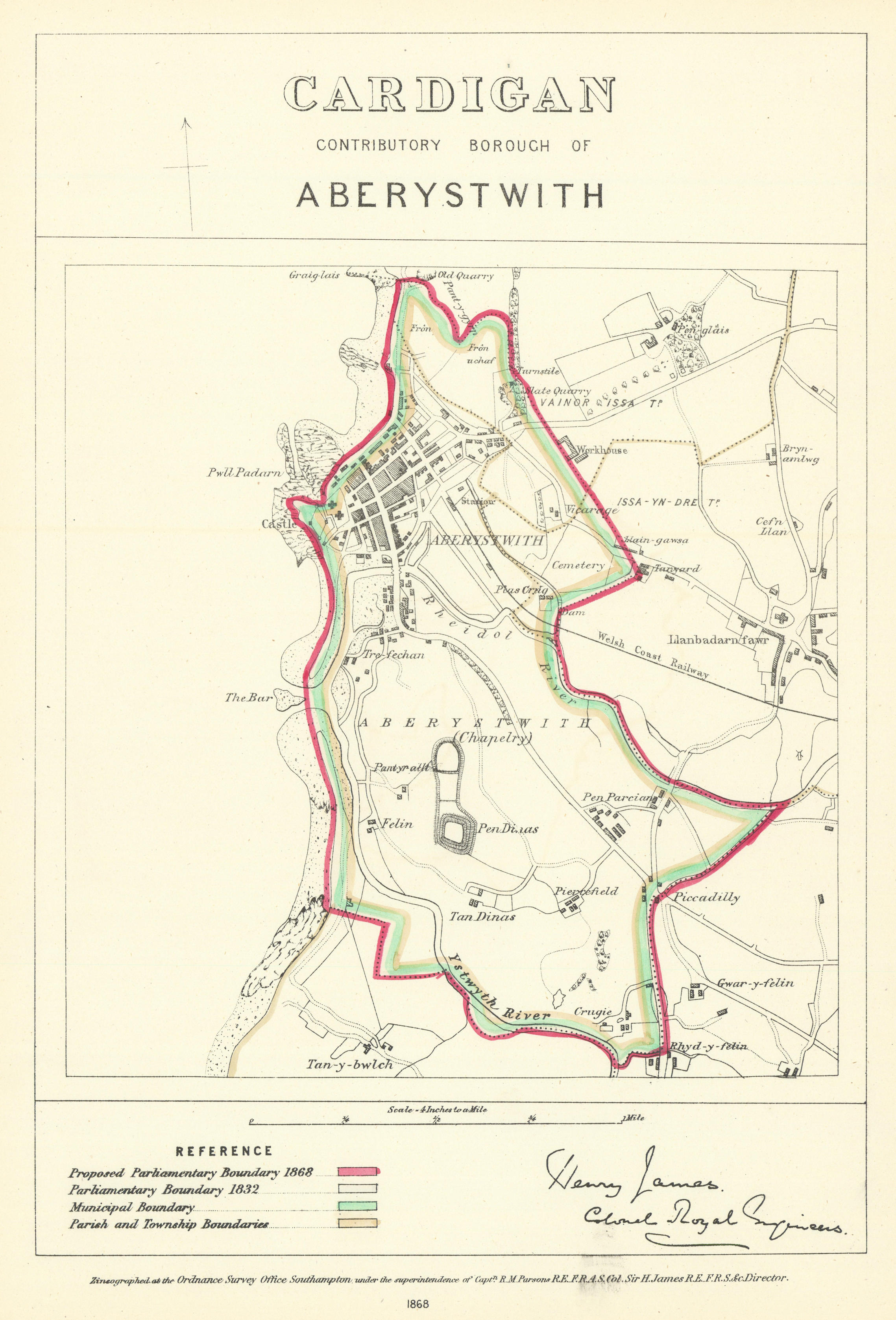Cardigan Contributory Borough of Cardigan. JAMES. Boundary Commission ...