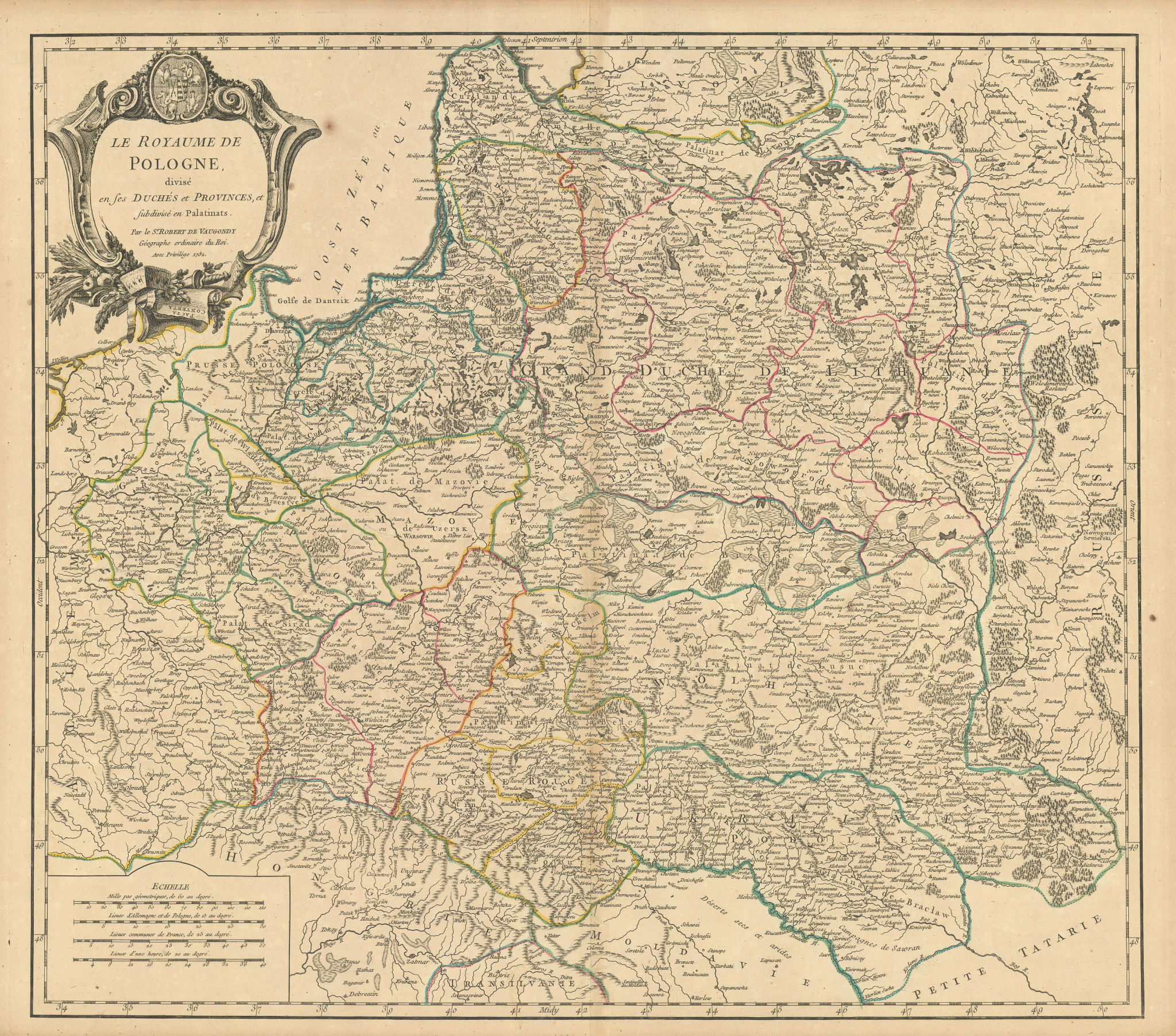 Poland | antique and vintage maps and prints