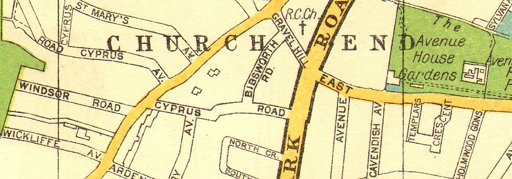 FINCHLEY. Church End Hampstead Garden Suburb Mill Hill Hendon 1937 old ...