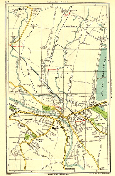 STAINES. Egham Hythe Stanwell Moor Thorpe Hythe End Horton Wraysbury ...