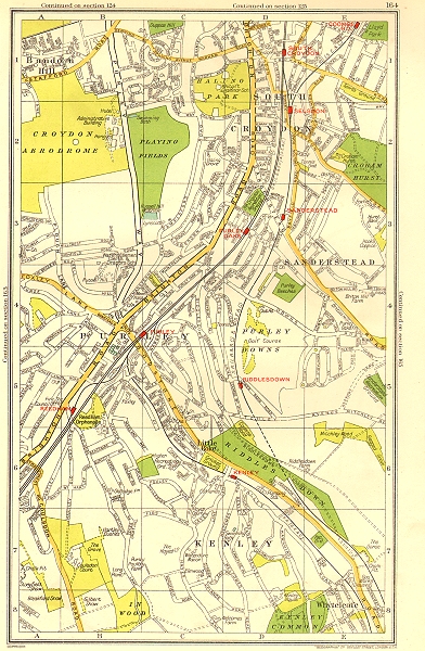 PURLEY COULSDON. South Croydon Kenley Sanderstead Roundshaw Woodcote ...