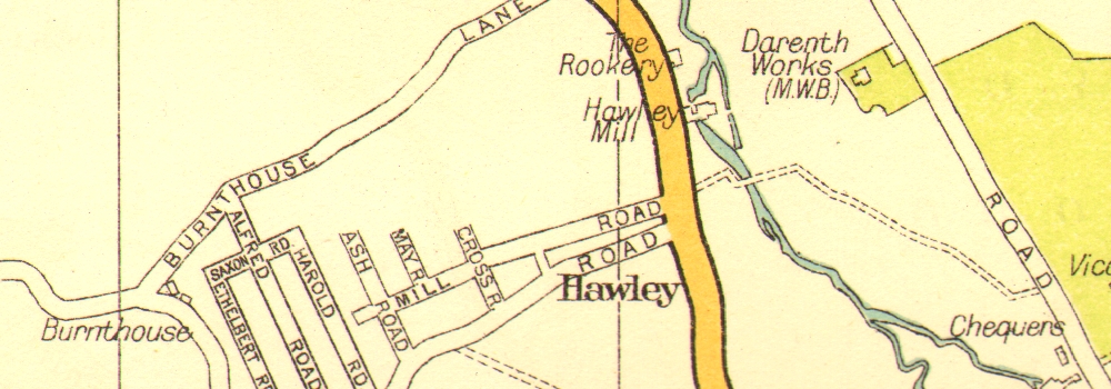 DARTFORD. South Darenth Sutton at Hone Hawley Wilmington (Kent) 1937 ...