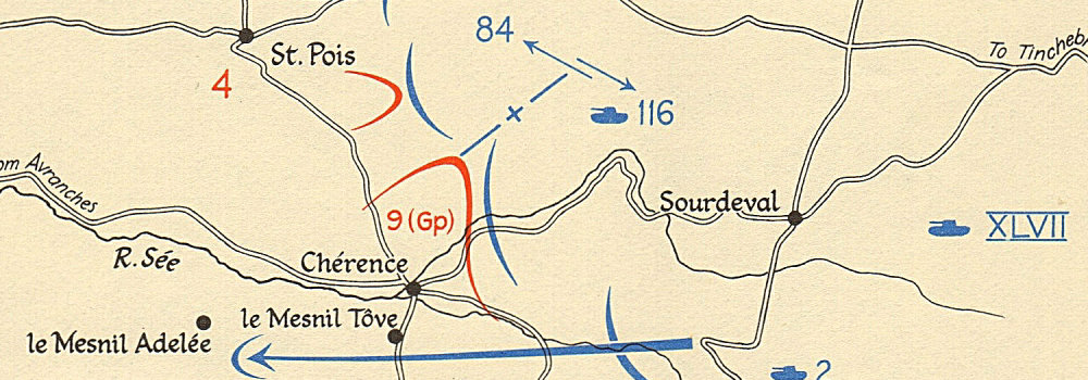 Operation Lüttich. Mortain counter-attack 6-7 August 1944. Normandy ...
