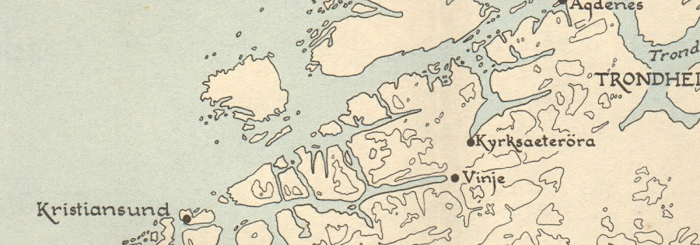 World War 2 Norway Campaign. Trondheim approaches 1940. German Invasion ...