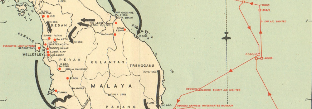 Malay Barrier Ww2 Map