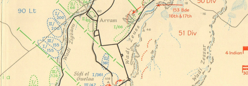 Battle of Mareth 16-23 March 1943. Tunisia. World War 2. North Africa ...
