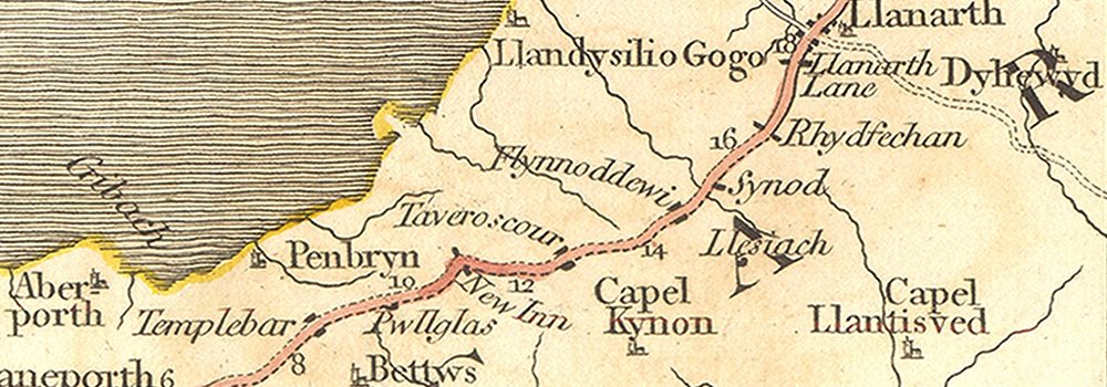 CARDIGAN BAY. Aberporth New Quay Llanarth Aberaeron Penbryn. CARY 1794 ...