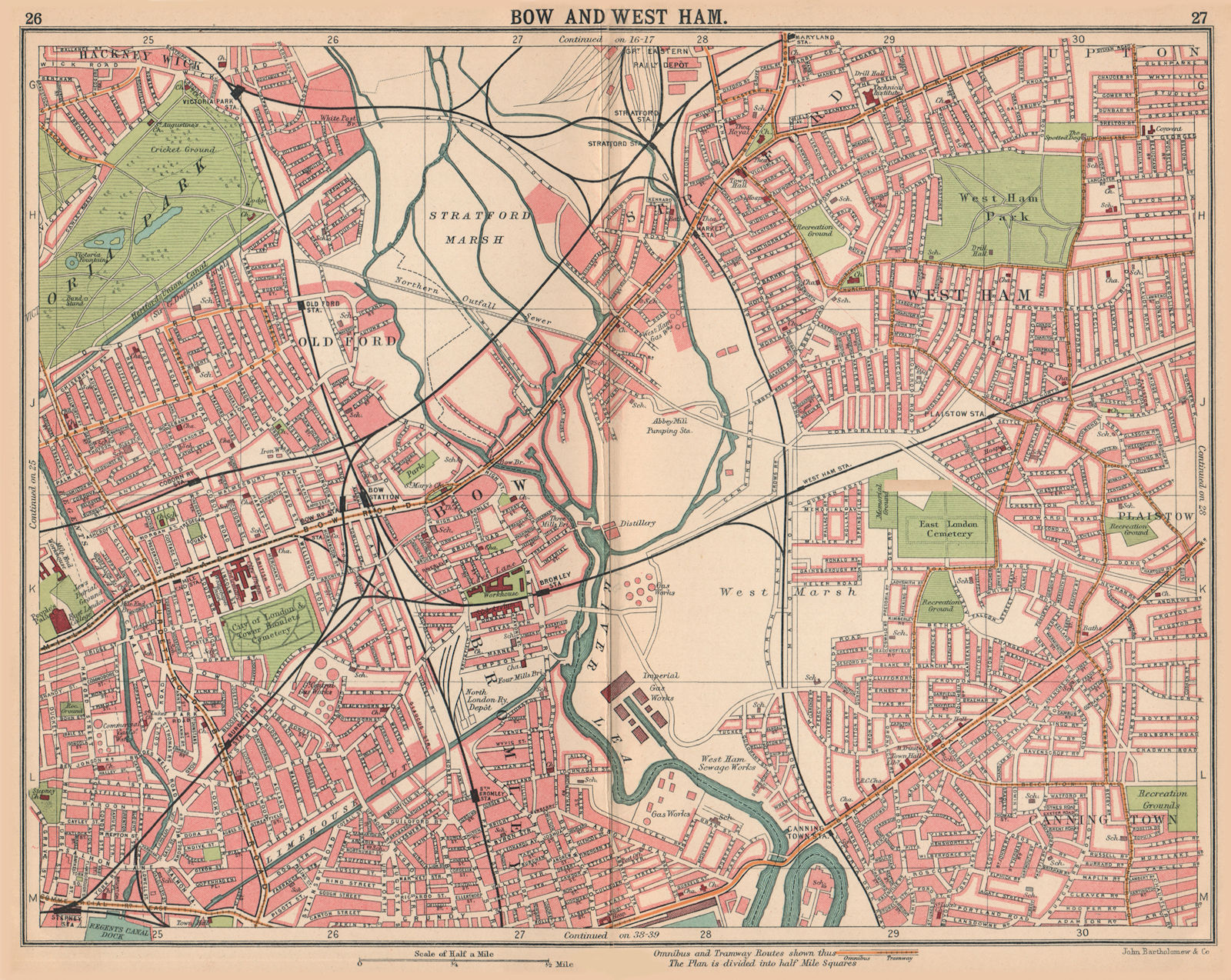 LONDON E Bow West Ham Bromley Stratford Old Ford Bus Tram Routes LONDON E Bow West Ham Bromley Stratford Old Ford Bus Tram Routes