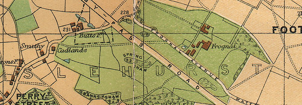 SE LONDON. Foots Cray Chislehurst Sidcup Perry Street St Pauls Cray ...