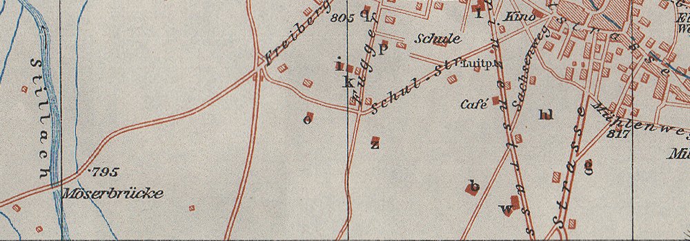OBERSTDORF town city stadtplan. Bayern Bavaria Germany Deutschland 1927 map