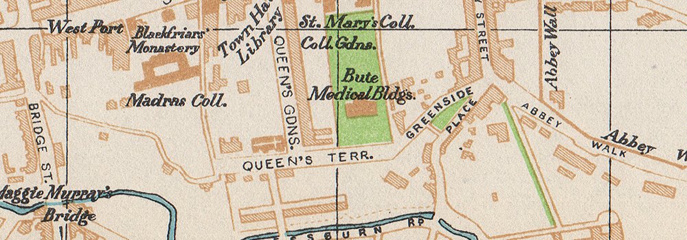 St Andrews Town Map 1 – St Andrews Scotland Map – XYAC