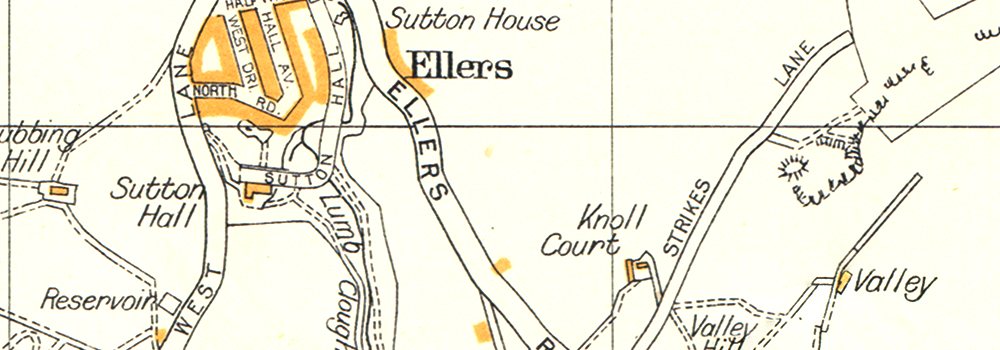 YORKSHIRE Sutton In Craven Sutton Mill Glusburn Kildwick Eastburn 1935 ...