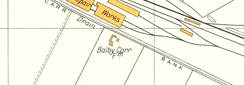 DONCASTER.Doncaster Carr,Hyde Park,Pottering Carr,Balby Carr,Loversall ...