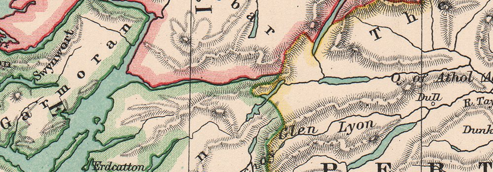 SCOTLAND IN 1300. inset in the 11th Century & Early Scotland 1902 old map