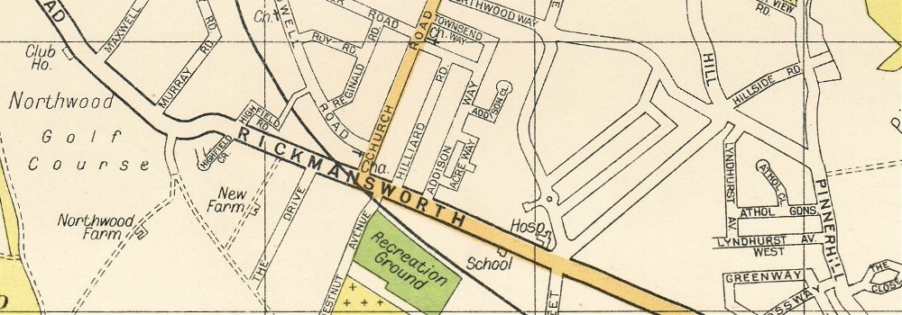 NORTHWOOD. Pinner Eastcote Ruislip Moor Park South Oxhey (Middlesex ...